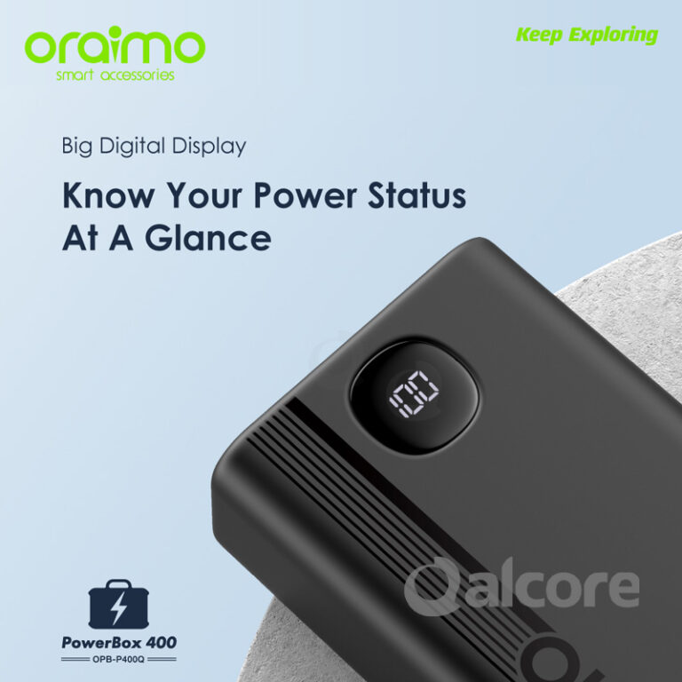 Oraimo 40k Powerbank (OPB-P400Q) - Alcore